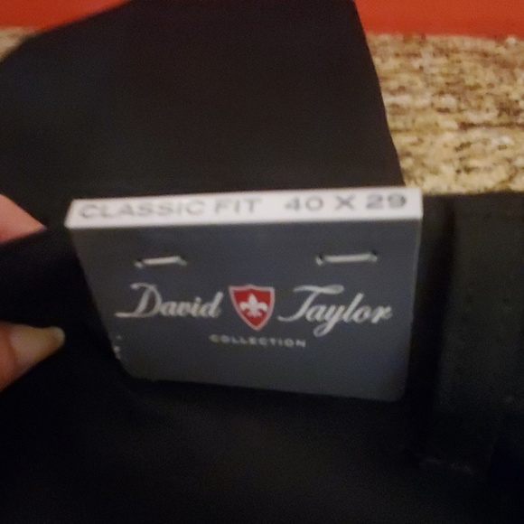 David Taylor | Pants | 925 David Taylor Classic Fit Back Elastic Pants ...